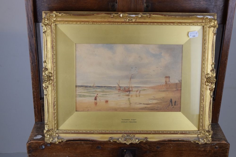 Anthony Vandyke Copley Fielding | - Watercolour - Ramsey Pier | MutualArt