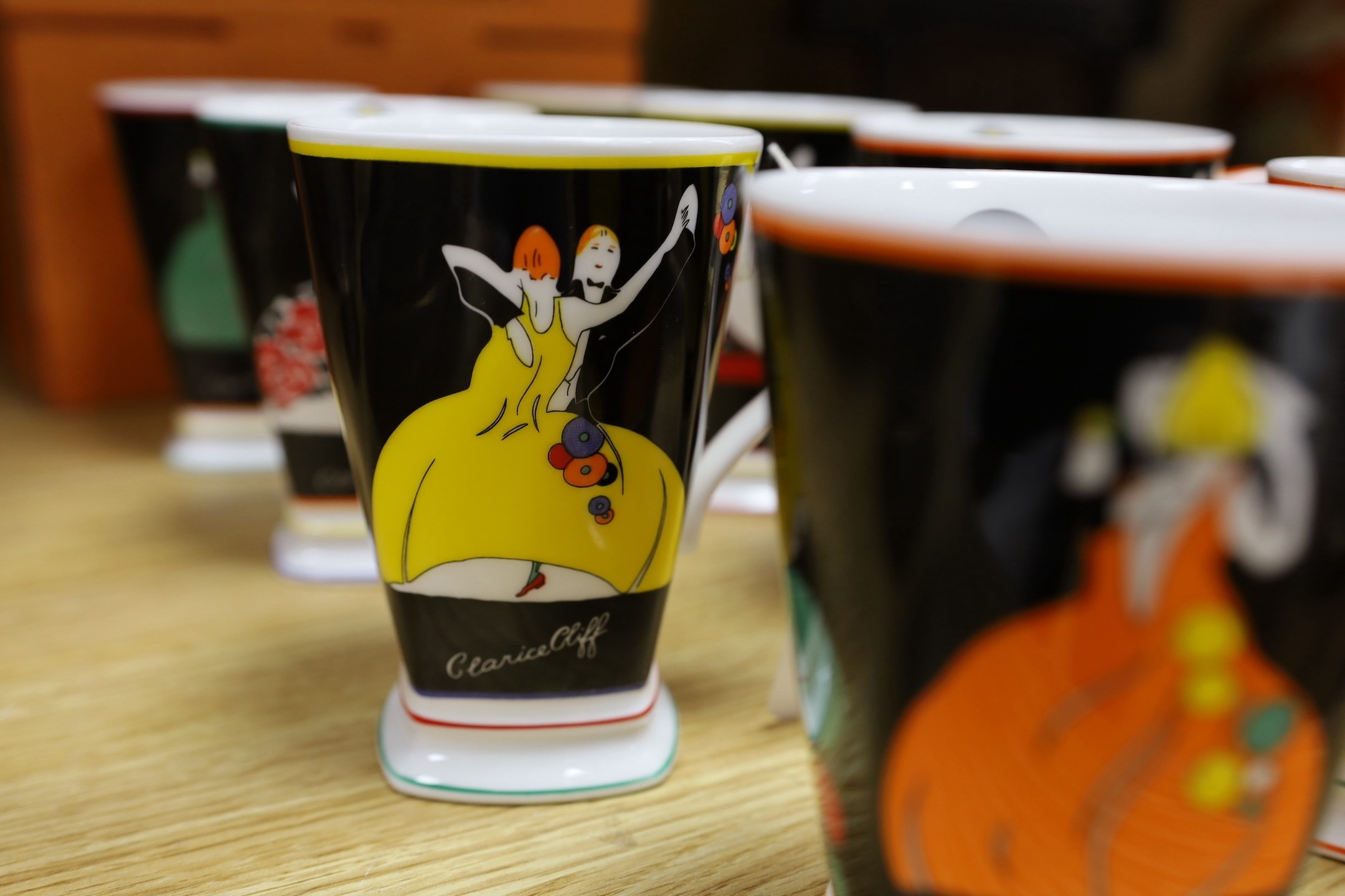 Clarice Cliff | Eight Clarice Cliff limited edition ‘Age of Jazz’ mugs ...
