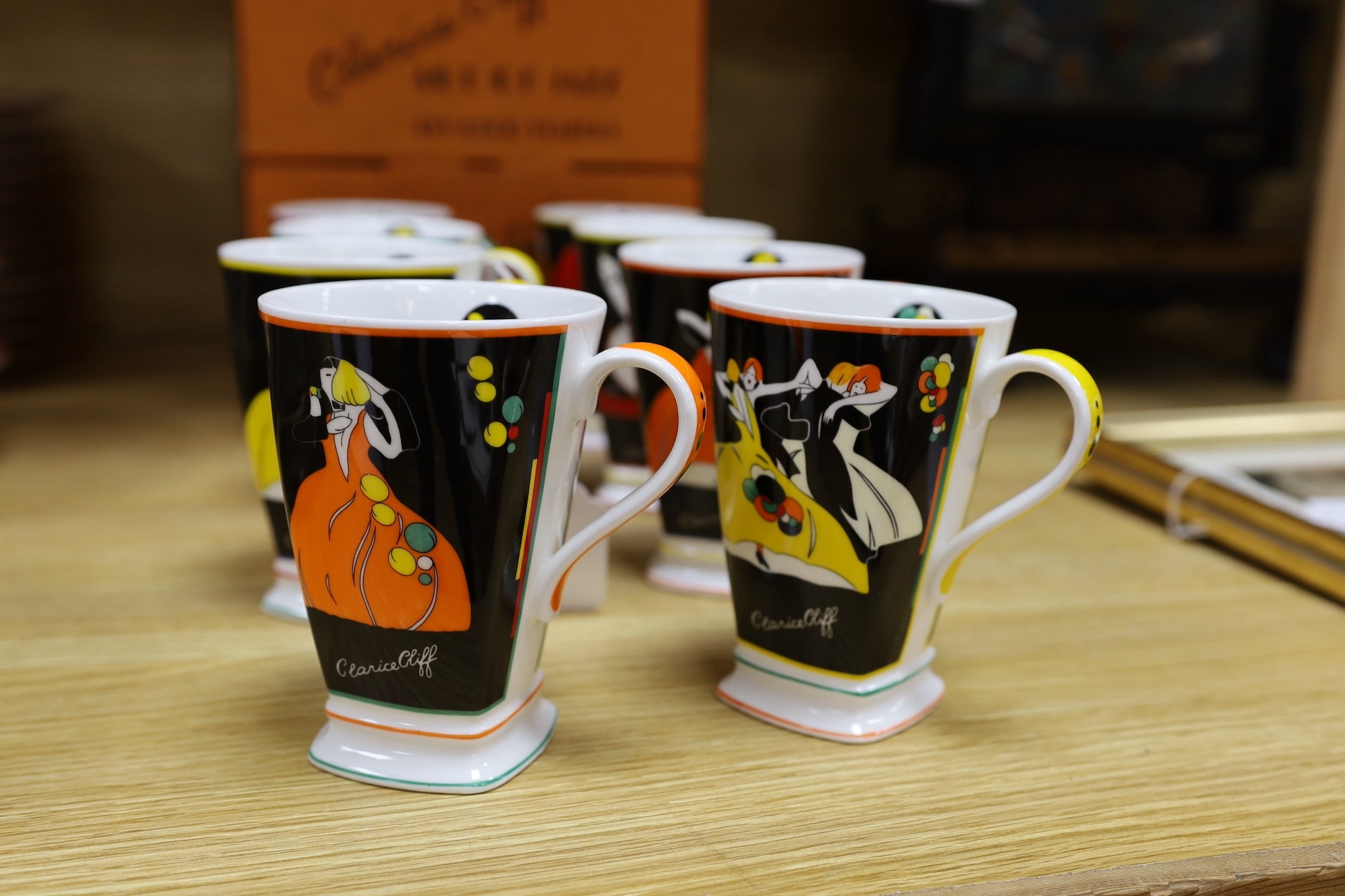 Clarice Cliff | Eight Clarice Cliff limited edition ‘Age of Jazz’ mugs ...