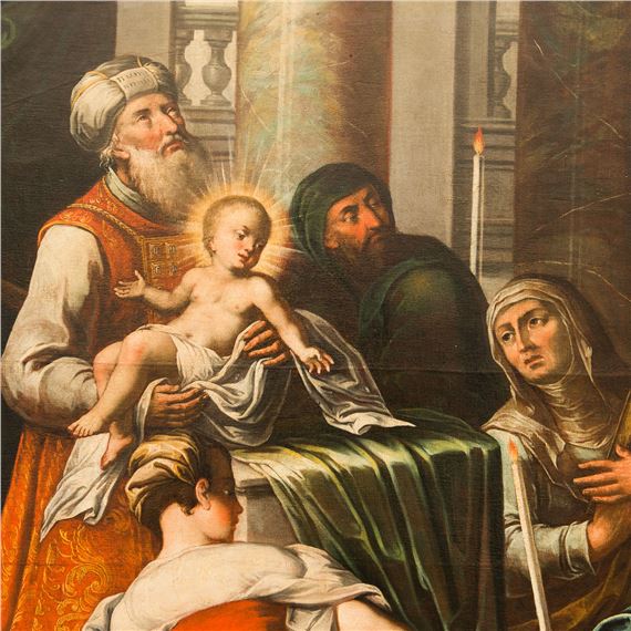 Josef Ferdinand Fromiller | the holy family with the young Jesus in the ...