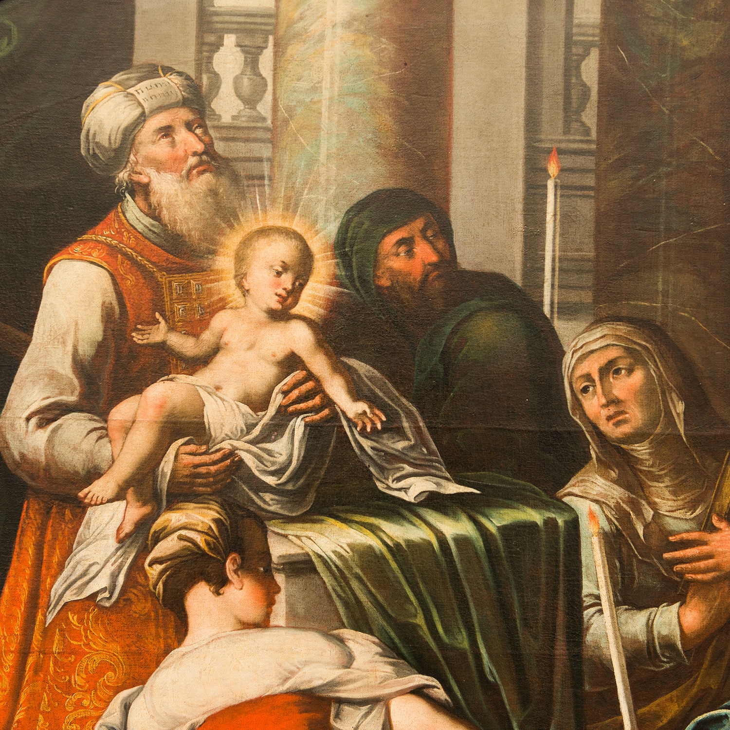 Josef Ferdinand Fromiller | the holy family with the young Jesus in the ...
