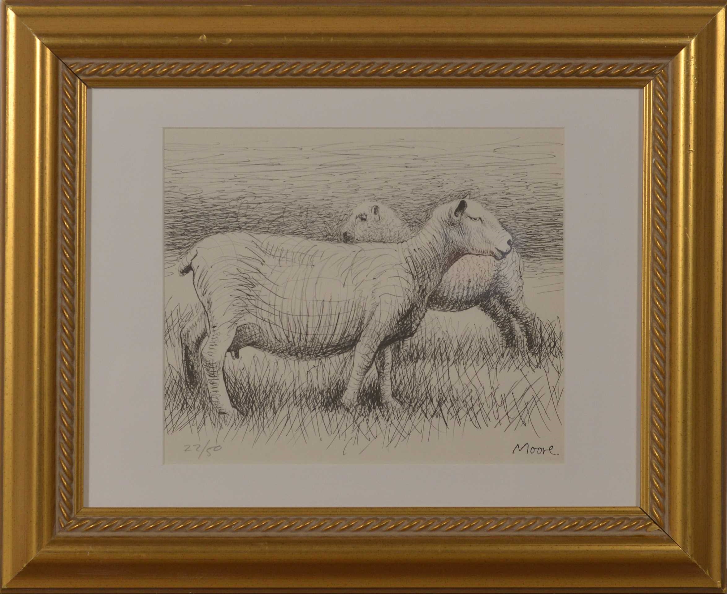 Henry Moore | Sheep | MutualArt