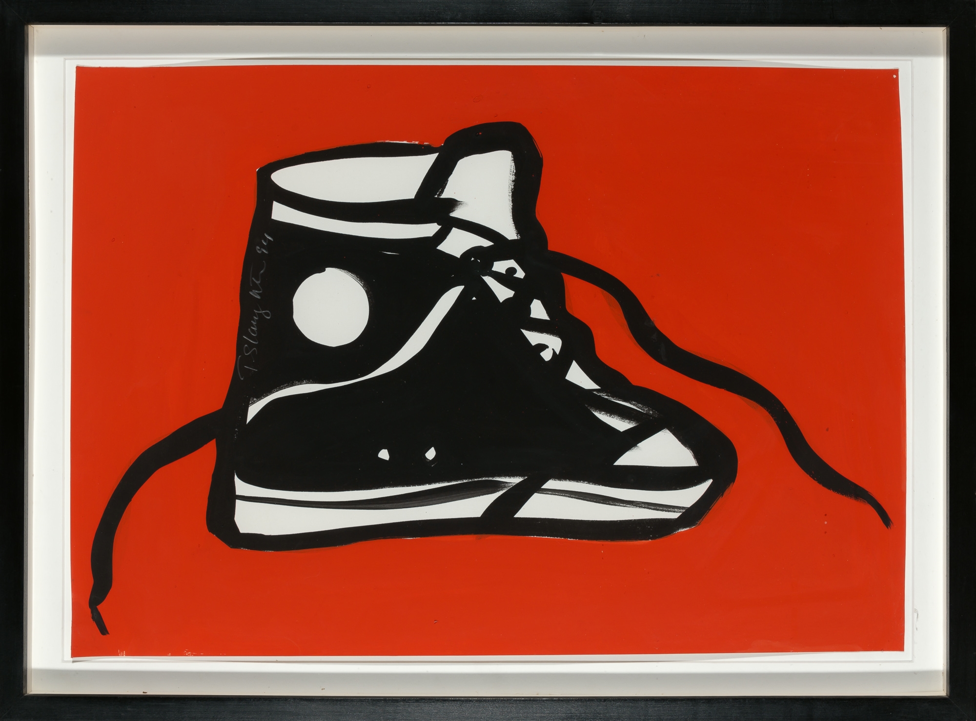 Tom Slaughter | Red Sneakers | MutualArt
