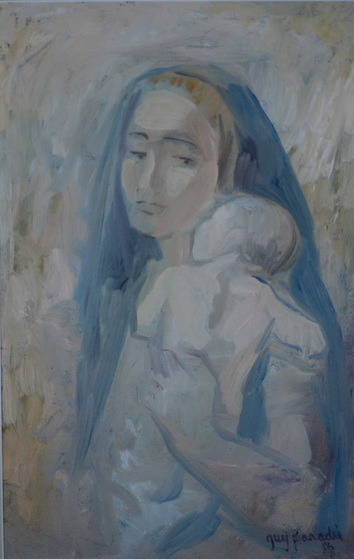 Guy Paradis | Mère et enfant (1959) | MutualArt
