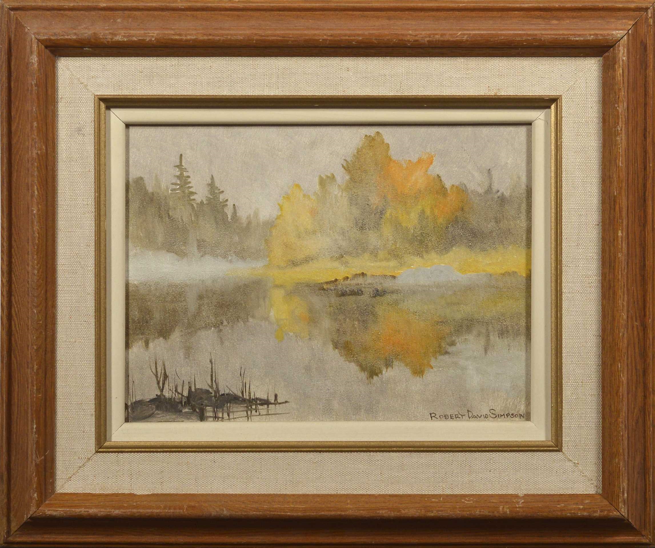 Robert David Simpson | Landscape Huile sur panneau, signée en bas à ...
