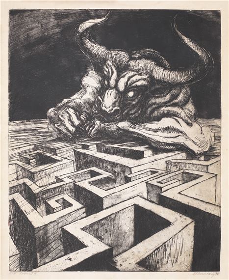 Marcel Chirnoaga | The Labyrinth of the Minotaur | MutualArt