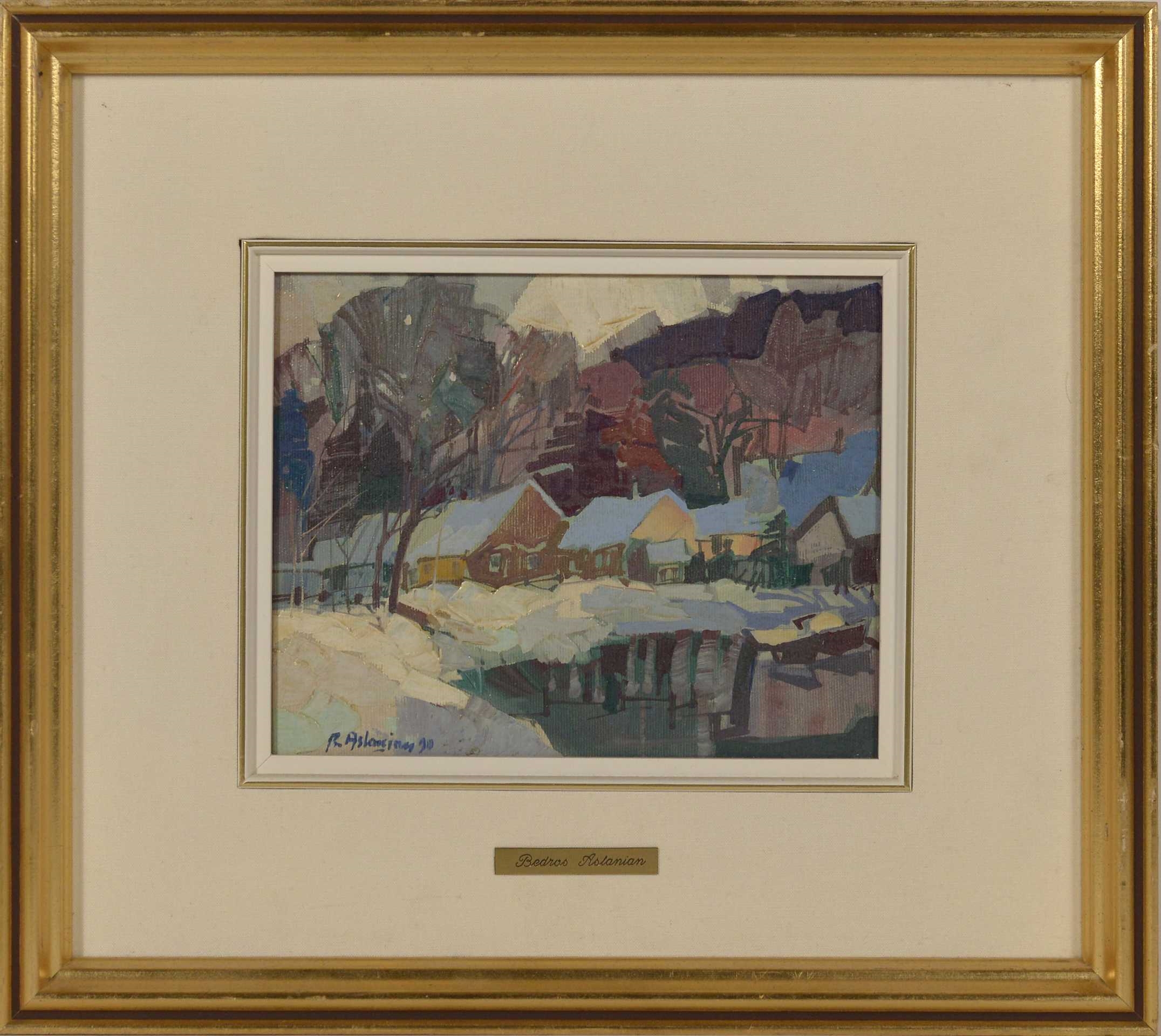 Bedros Aslanian | Première neige (1990) | MutualArt