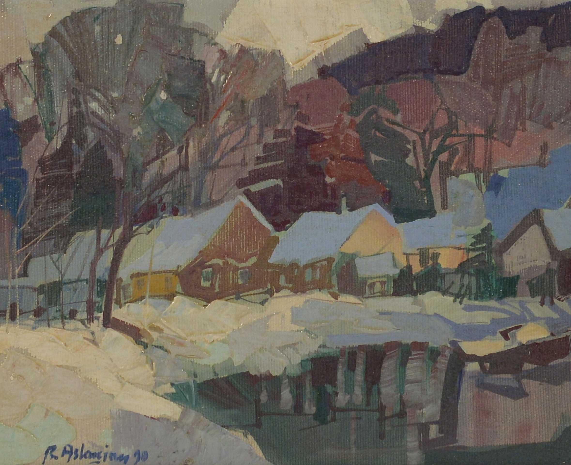 Bedros Aslanian | Première neige (1990) | MutualArt