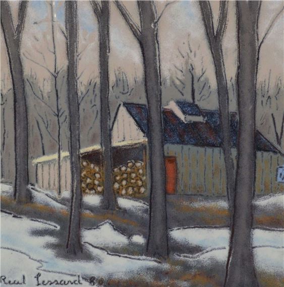 Réal Lessard | Cabane à sucre (1980) | MutualArt