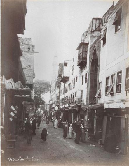 Félix Bonfils | Street of Cairo (Circa 1870) | MutualArt