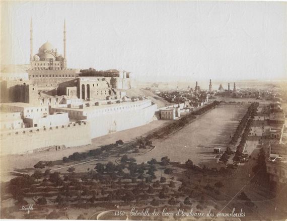 Félix Bonfils | Citadel of Cairo and Tombs of the Mamluks (Circa 1870 ...