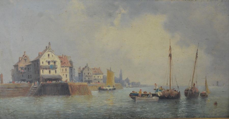 French School, 19th Century | Marine Landscapes, 1872 (1872) | MutualArt