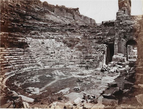 Félix Bonfils | Interior of the Theater of Herod Atticus / Greece ...