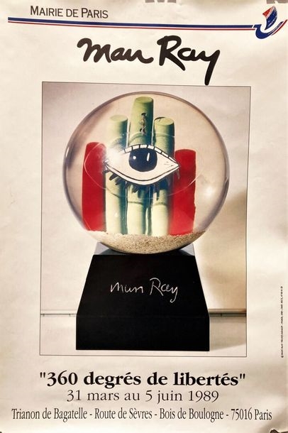 Man Ray | Exhibition Poster for Man Ray at the Musée National d'art ...