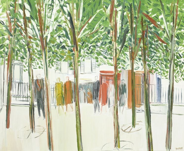 Dupuy Pierre | Paris, trees and passers-by (1936) | Compare similar ...