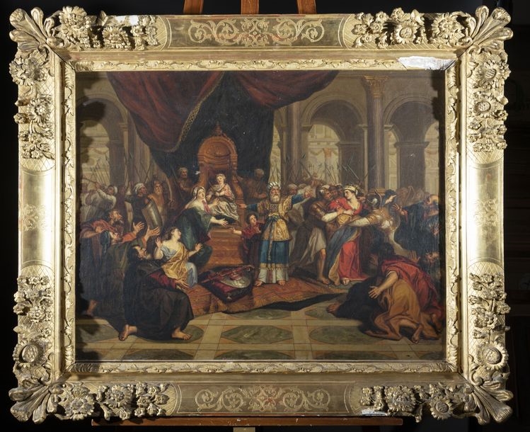 French School, 18th Century | Athalie driven out of the temple | MutualArt