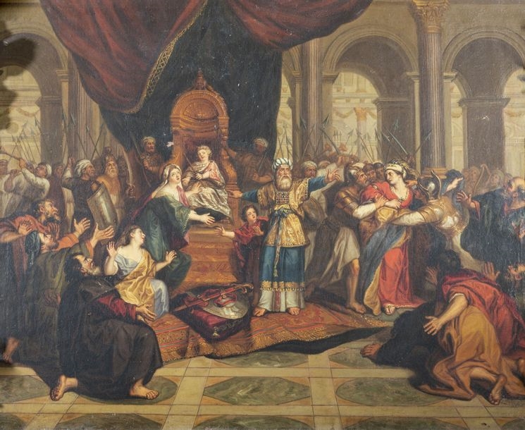 French School, 18th Century | Athalie driven out of the temple | MutualArt