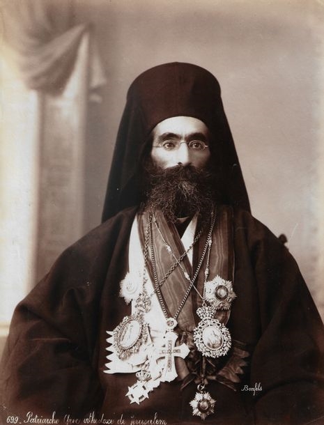 Félix Bonfils | Greek Orthodox Patriarch of Jerusalem (Circa 1870 ...