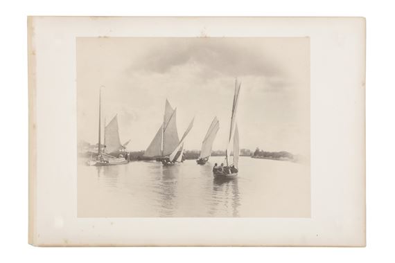 Peter Henry Emerson | A SAILING MATCH AT HORNING | MutualArt