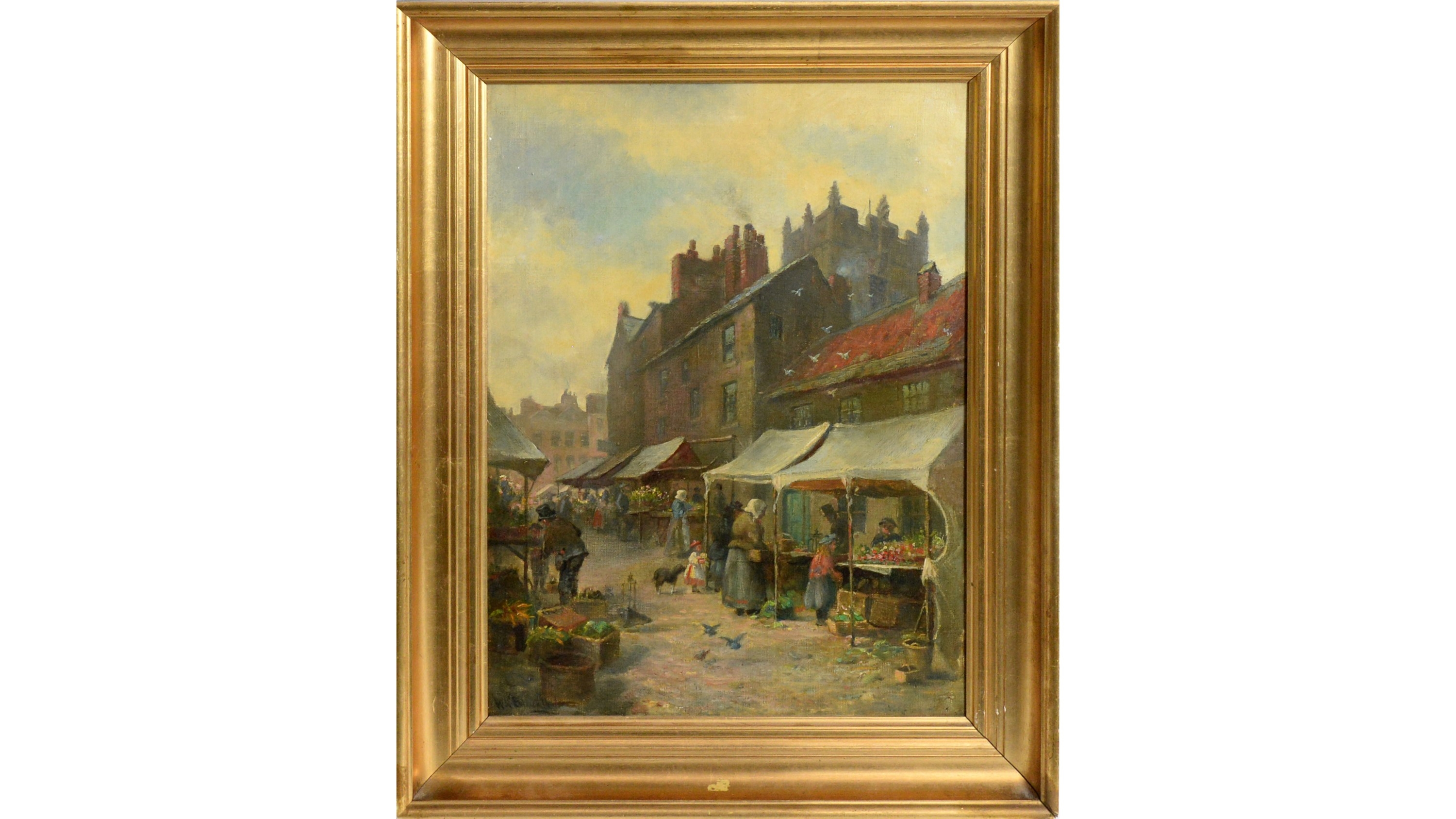 William Kay Blacklock | A Corner of the Market Place, Richmond Yorks ...
