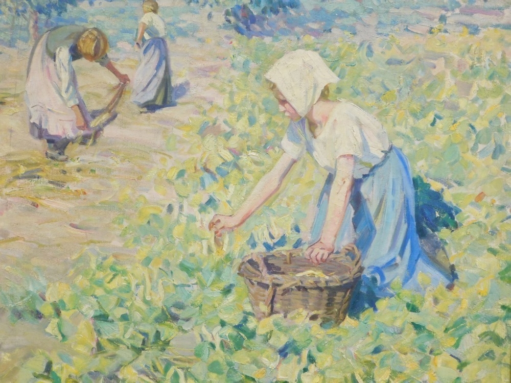 Helen McNicoll | Girl in the Field (Circa 1911) | MutualArt