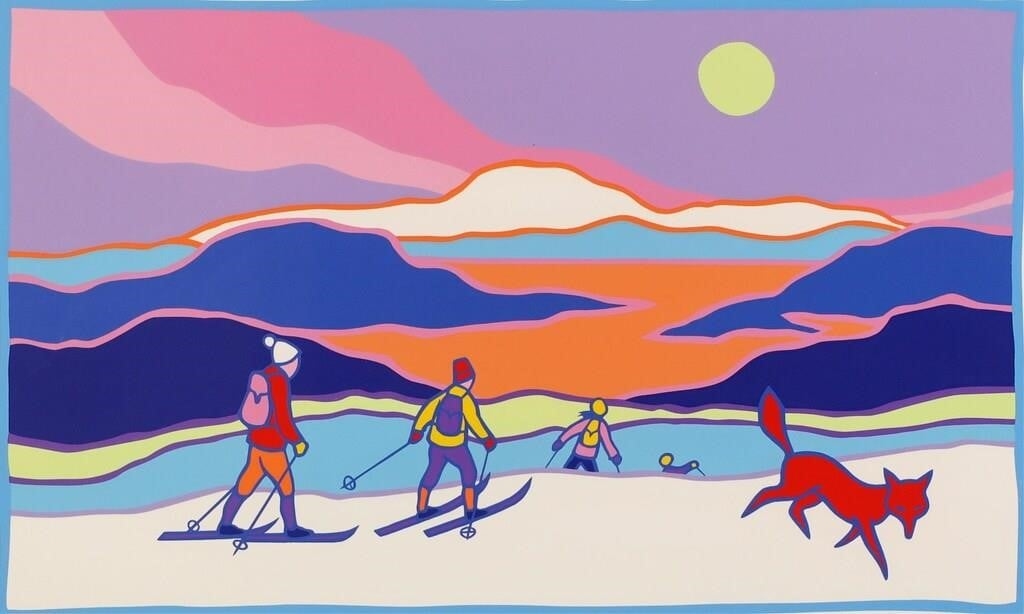Ted Harrison | SKI TRAIL; 1992 (1992) | MutualArt