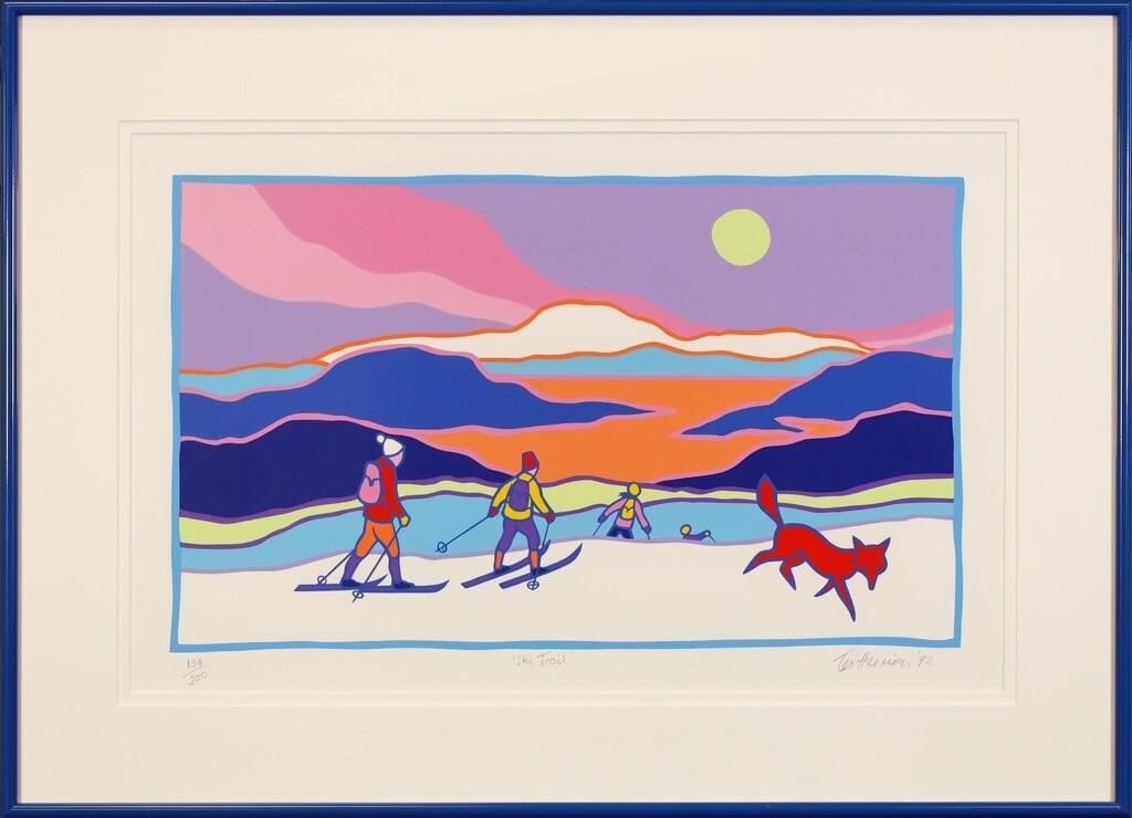 Ted Harrison | SKI TRAIL; 1992 (1992) | MutualArt