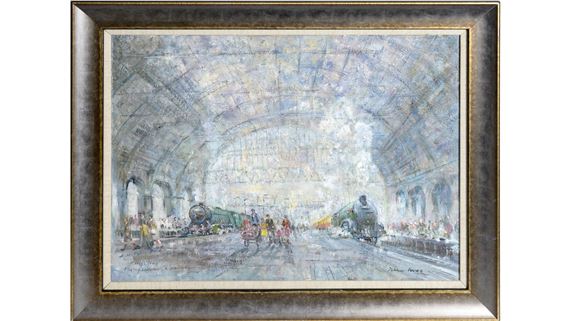 Peter Knox | King's Cross - Flying Scotsman & Mallard, | MutualArt