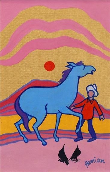 Ted Harrison | HORSE PLAY; 1992 (1992) | MutualArt
