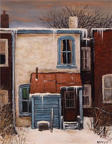 John Kasyn | BACK OF QUEEN ST.; 1982 (1982) | MutualArt