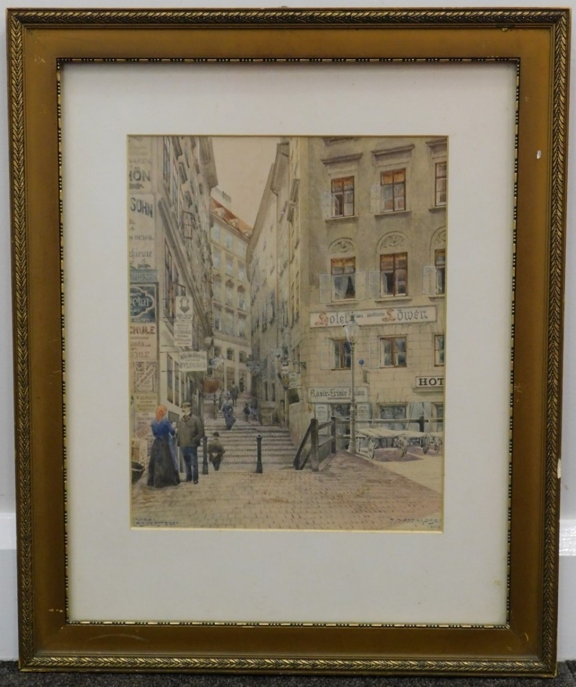 Richard Moser | Wien Fischerstiege | MutualArt