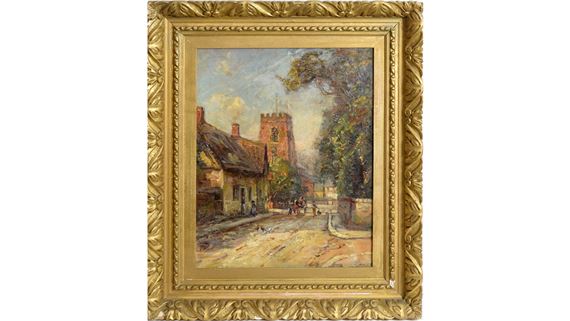 Herbert Royle | Normandy Street Scene, | MutualArt