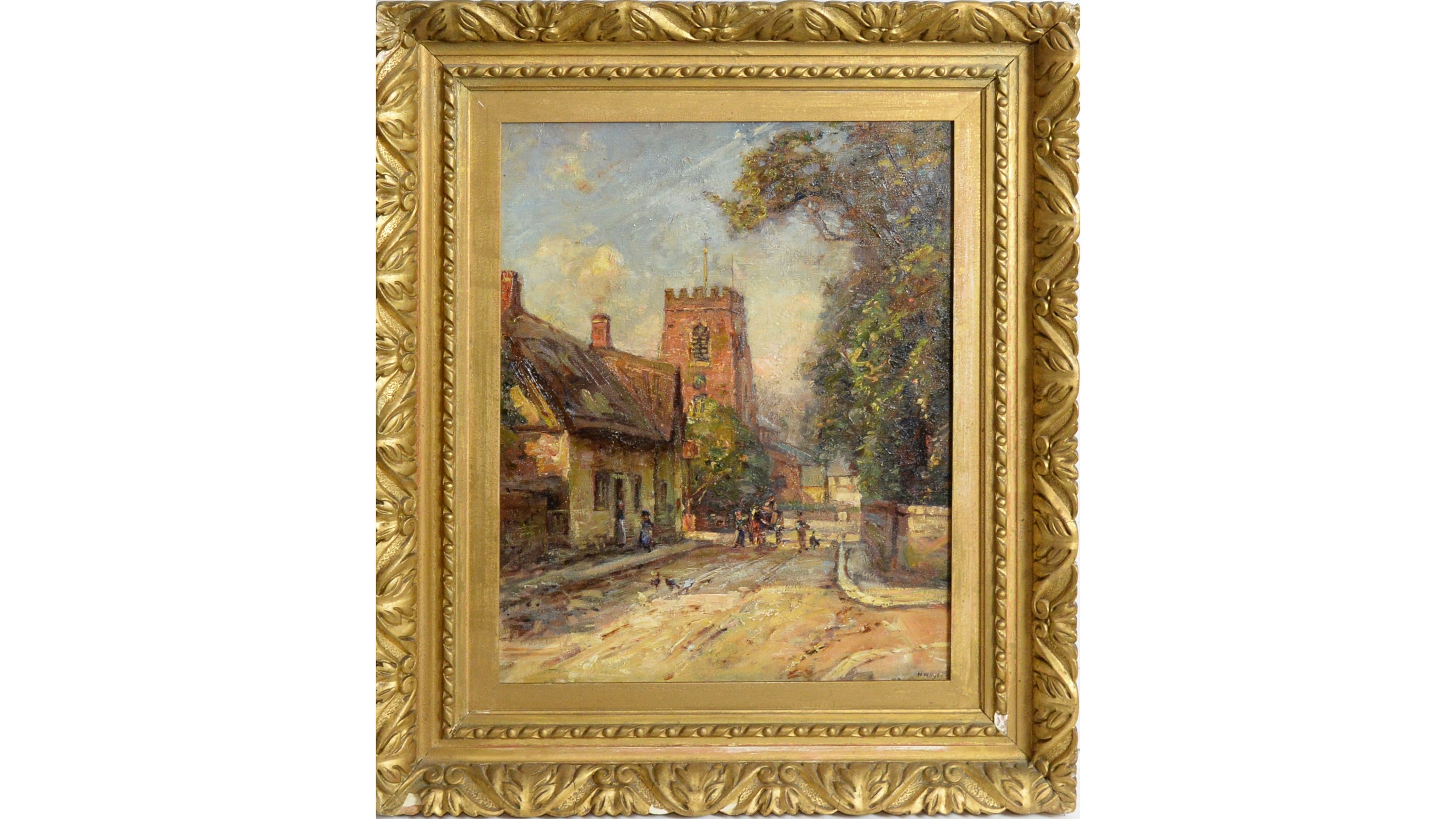 Herbert Royle | Normandy Street Scene, | MutualArt