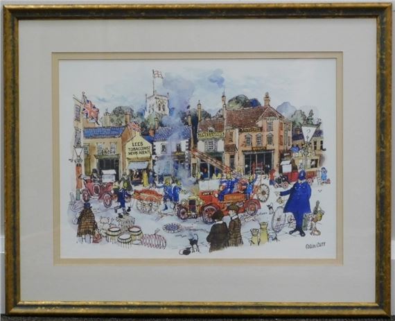 Colin Carr | Grimsby street scene | MutualArt