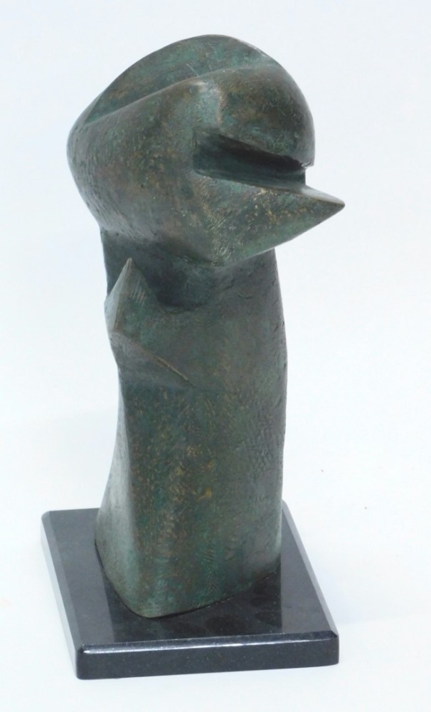 Edoardo Villa | Bronze male form sculpture | MutualArt