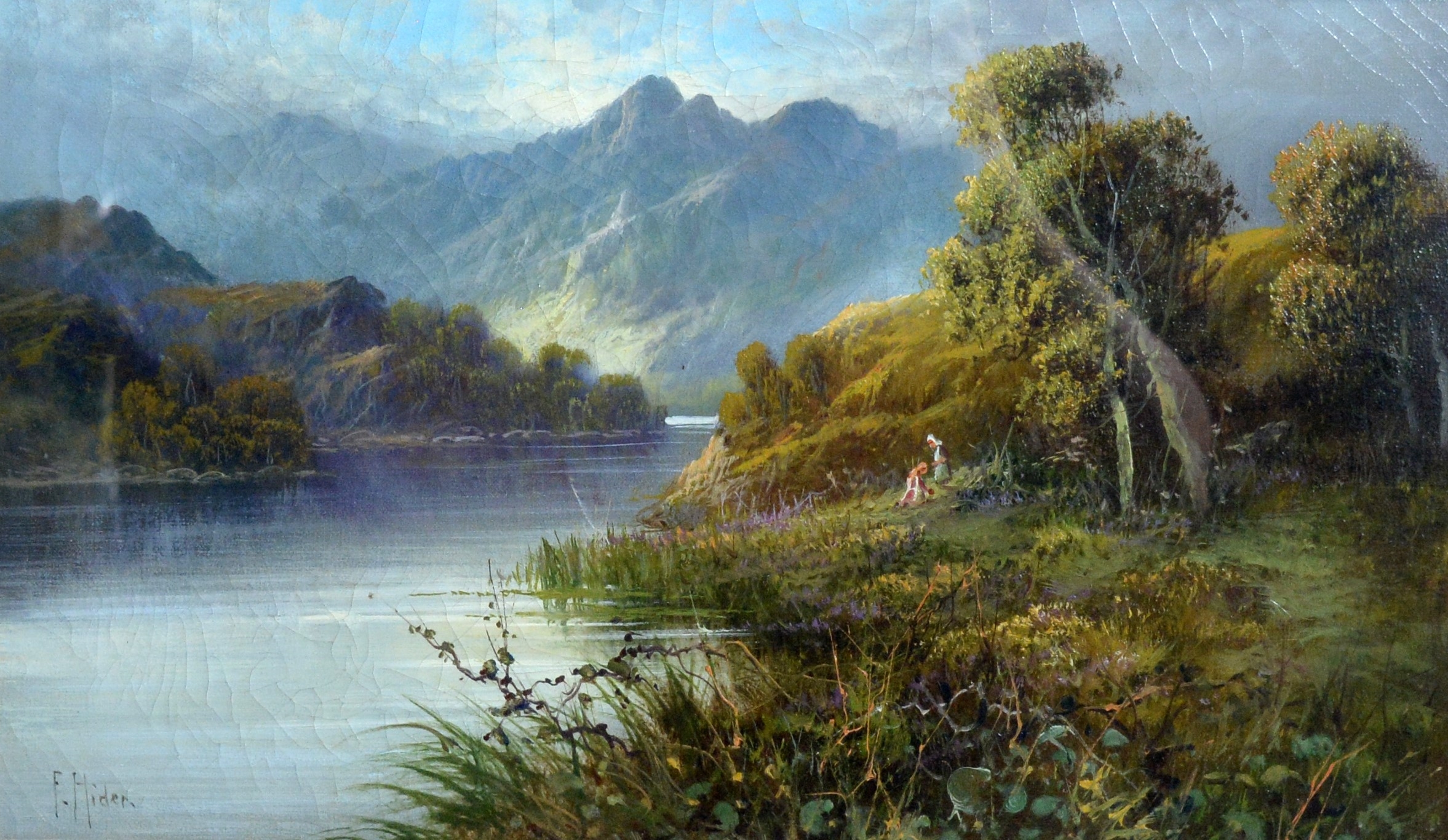 Frank Hider | A Pair of Lakeland Views; Daylight and Dusk, | MutualArt