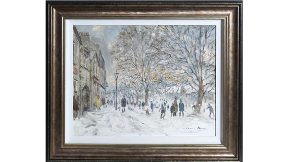 Peter Knox | A Winter Wonderland in the City, | MutualArt