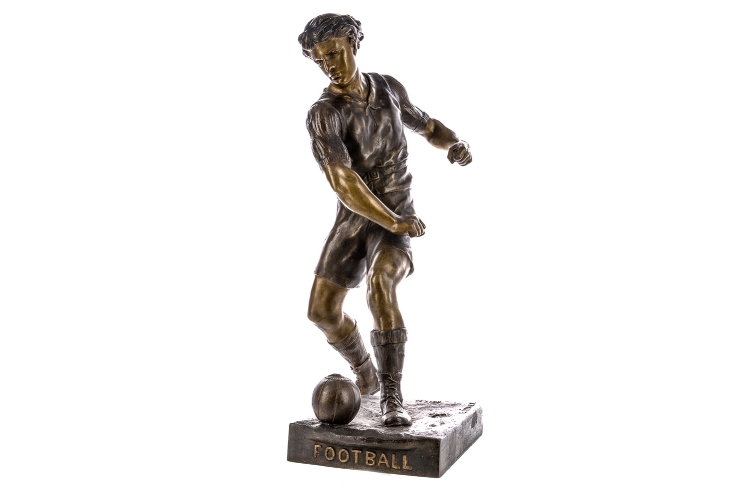 Emile-Louis Picault | FOOTBALLER STATUE | MutualArt