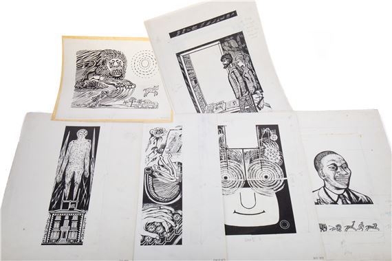 Edward Bawden | GROUP OF MISCELLANEOUS LINOCUTS | MutualArt