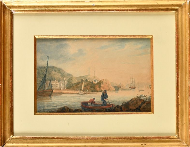 William Payne | The Obelisk and Ferry House at Mount Edgecombe | MutualArt