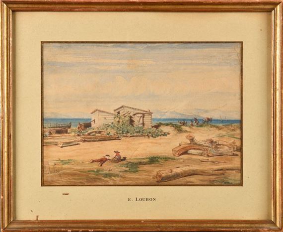 Emile Charles Joseph Loubon | Banks of the Etang de Berre | MutualArt
