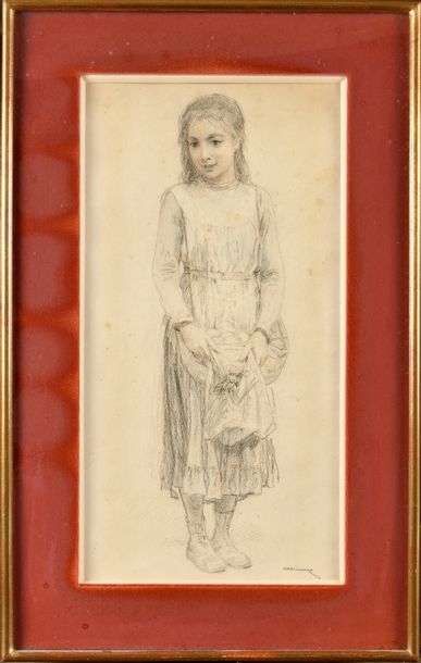 Diogène Ulysse Napoléon‏ Maillart | Portrait of Eva, daughter of the ...