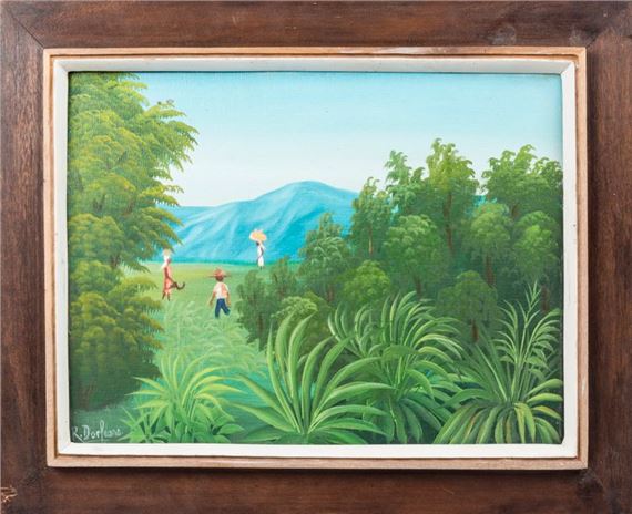 Raymond Dorleans | Landscape in the plameraie | MutualArt