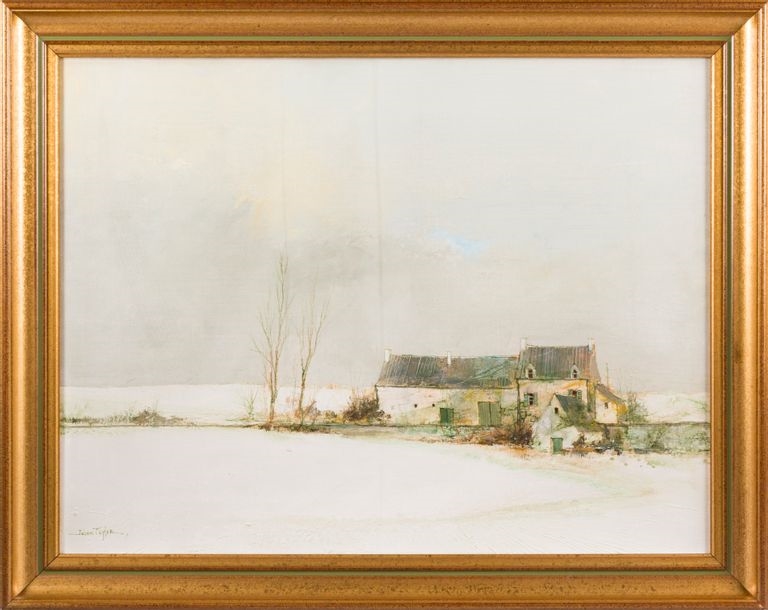Julian Taylor | Snowy Landscape (1954) | MutualArt