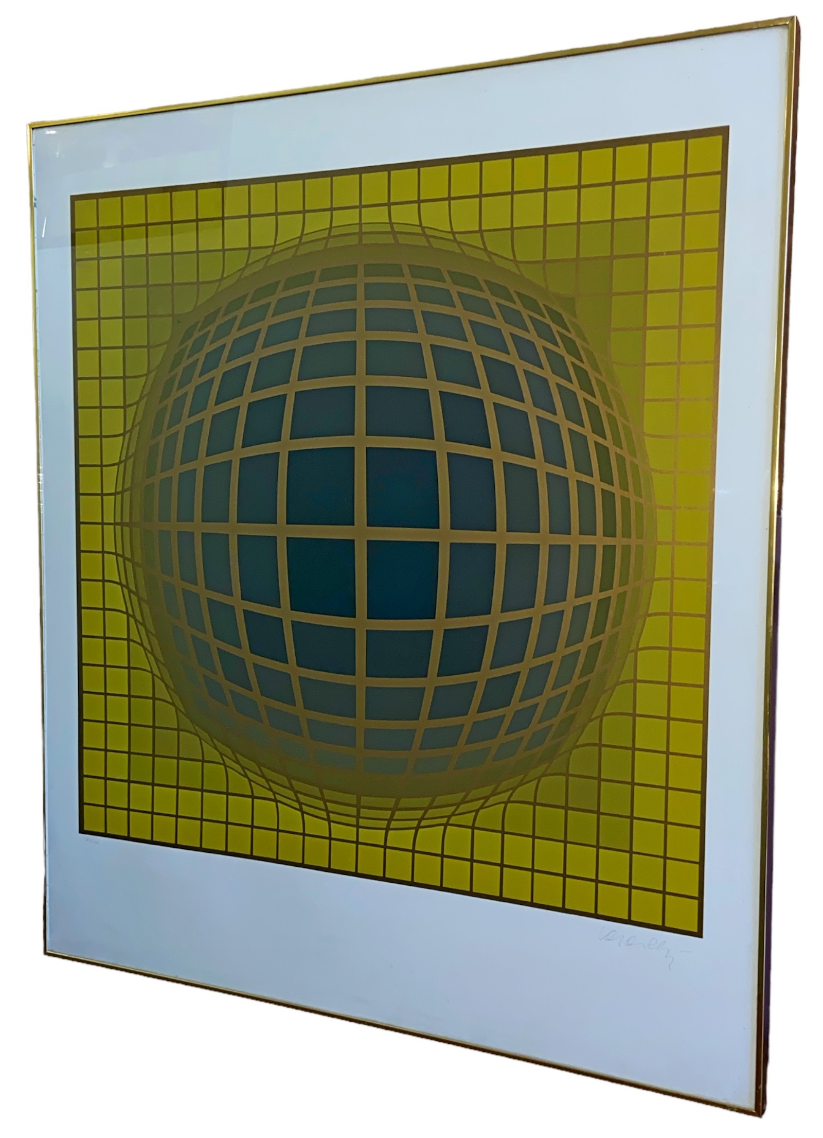 Victor Vasarely | VASARELY Kinetic Composition, Gold Sphere | MutualArt