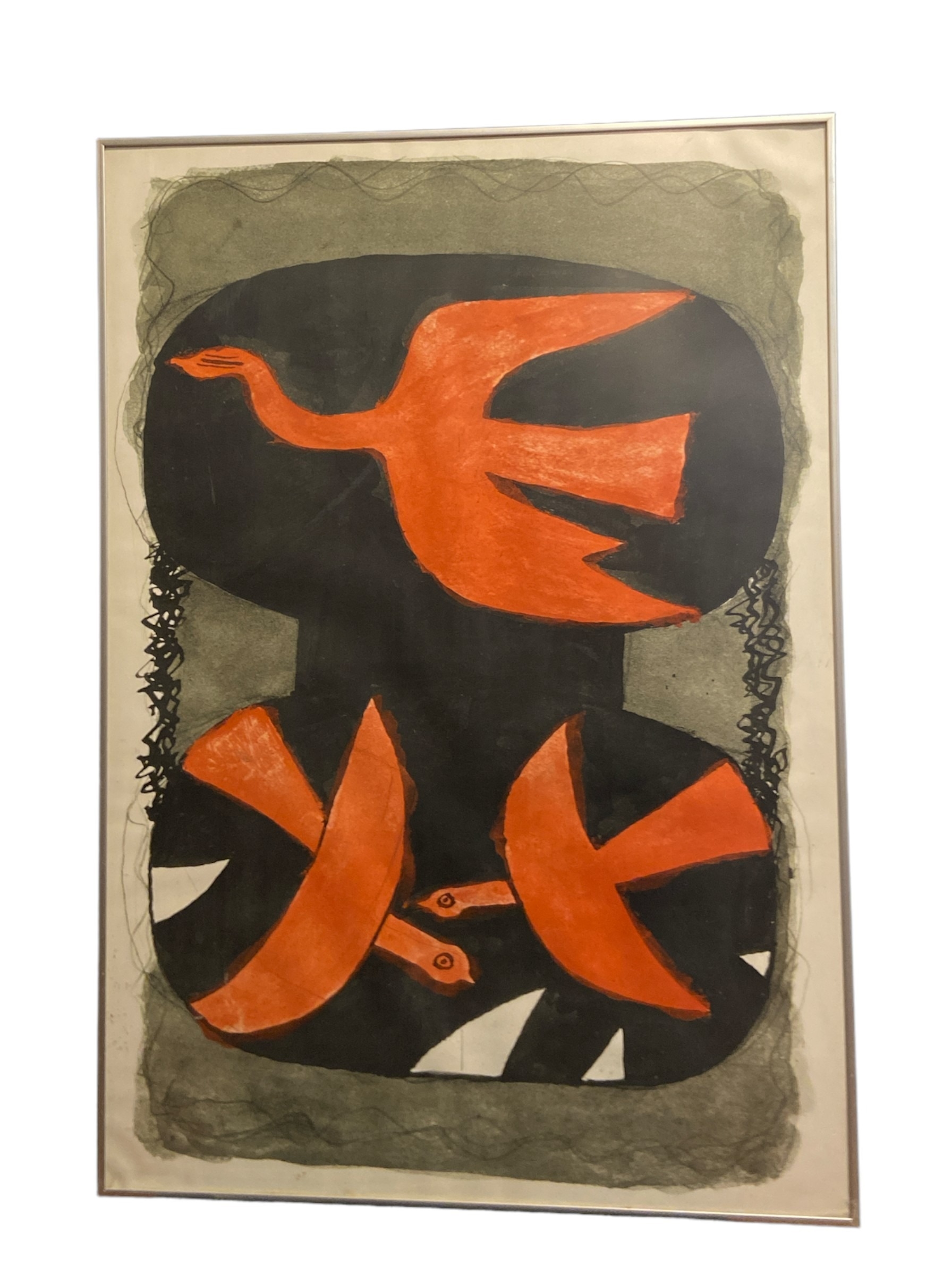 Georges Braque | AFTER GEORGES BRAQUE Birds Offset Print | MutualArt