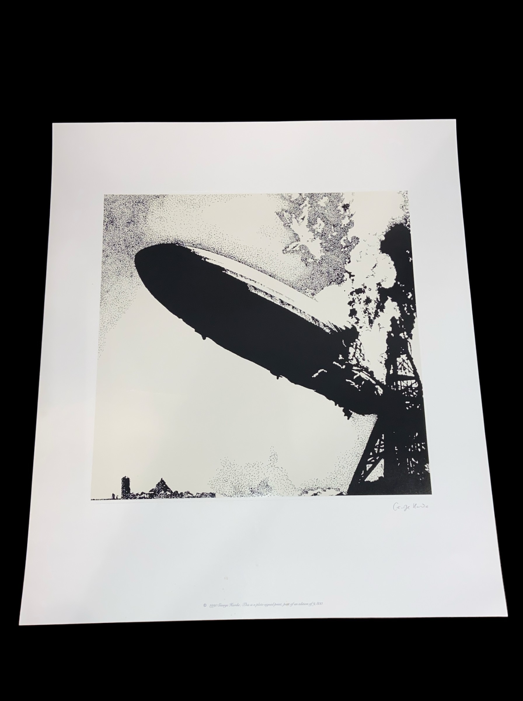 George Hardie | limited edition print for the cover art of Led Zeppelin ...