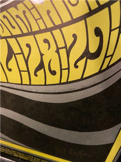 Steve Miller | WES WILSON Signed 1967 BUFFALO SPRINGFIELD The STEVE ...