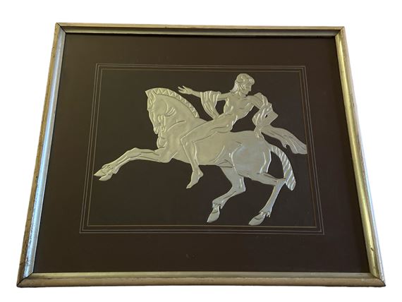Rockwell Kent | IMO ROCKWELL KENT Art Moderne Horse Print | MutualArt