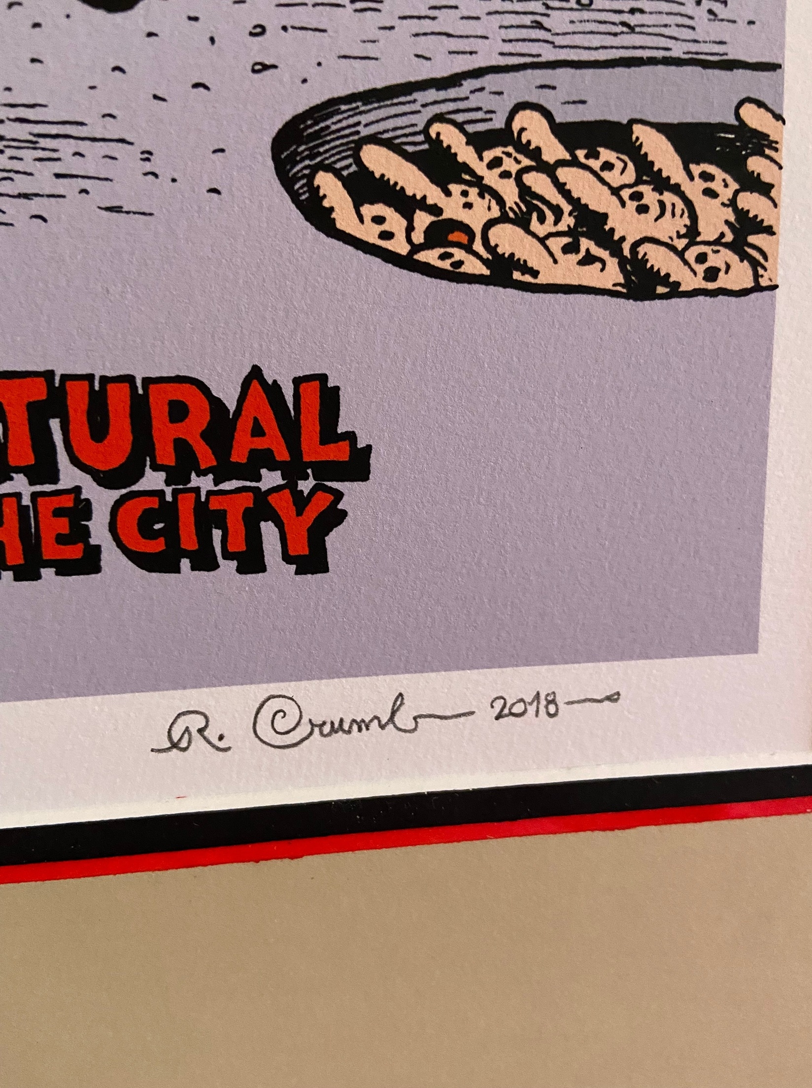 Robert Crumb | ZAP COMIX No.1 Poster Artist Proof ROBERT CRUMB 2018 ...